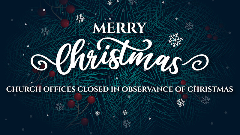 Office Closed – Holy Trinity Episcopal Church